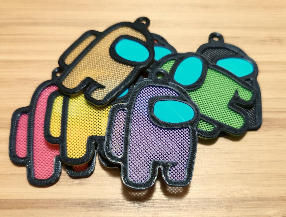 Among Us keychain by Chrlee | Download free STL model | Printables.com