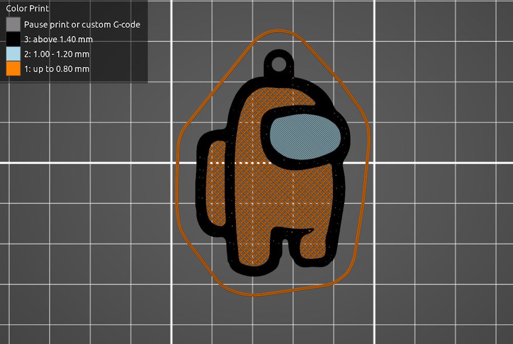 Among Us keychain by Chrlee | Download free STL model | Printables.com