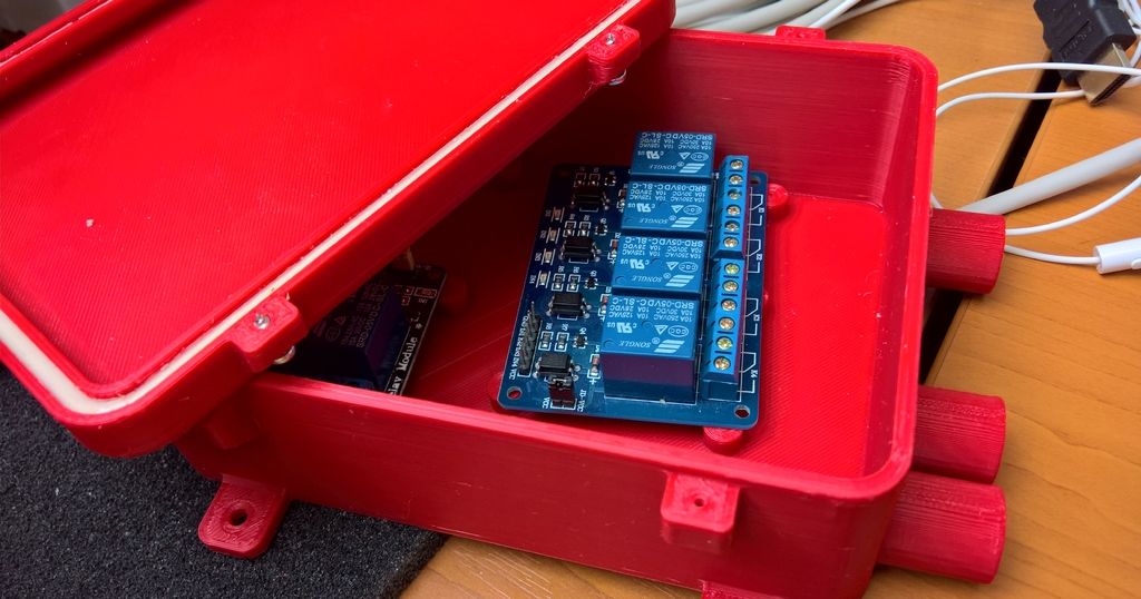 Waterproof enclosure for automation project by Hunterius | Download ...