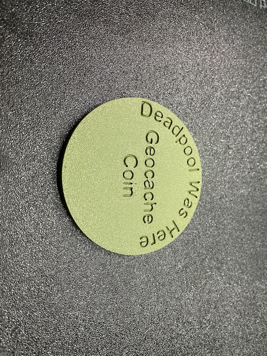 Deadpool Geocache Coin / Token by Andrew Nelson | Download free STL ...