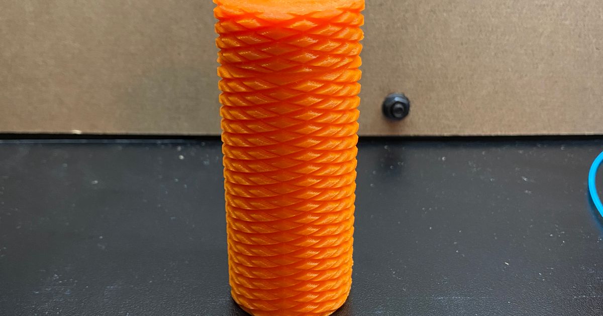 Knurled Round Container von ConnorH63 | Kostenloses STL-Modell ...