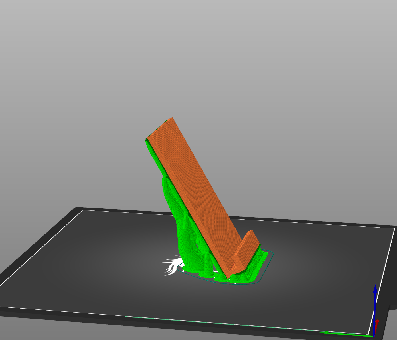 Organic support phone stand by Exvinity | Download free STL model ...