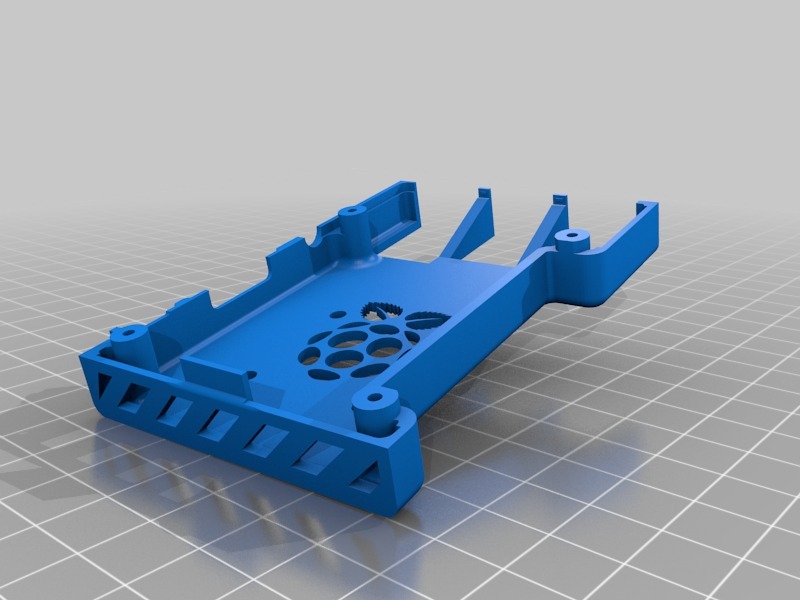 Raspberry Pi B+ Case With Fan Fixed Top by RickSeiden | Download free ...