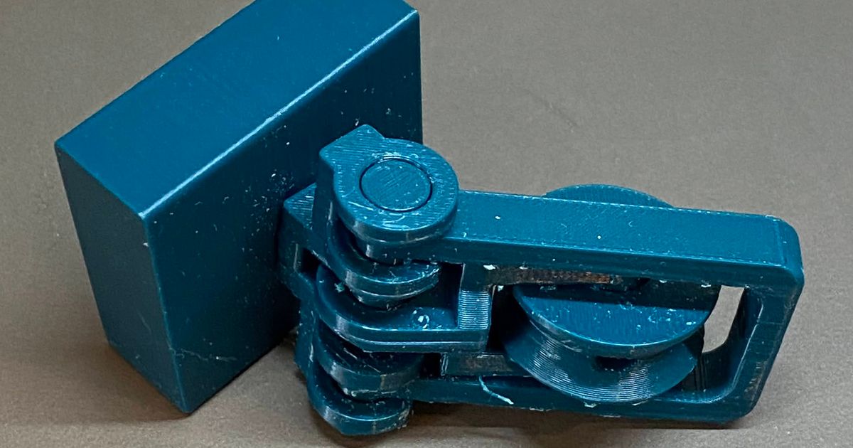 Pulley String / Wire Guide by SquareMesh | Download free STL model ...