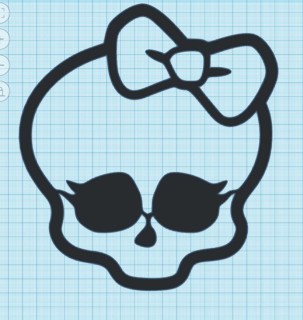 Monster High skull - wall art - 2 versions by Ogama Industries ...