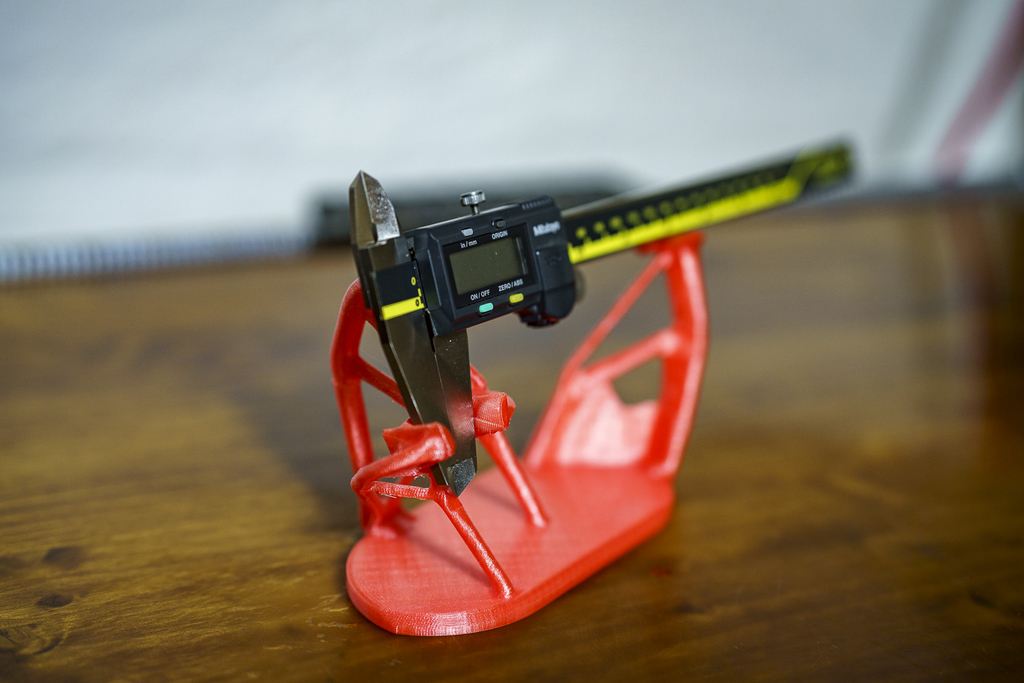 Desktop Caliper Stand - 8in V2 by BubsBuilds | Download free STL model | Printables.com
