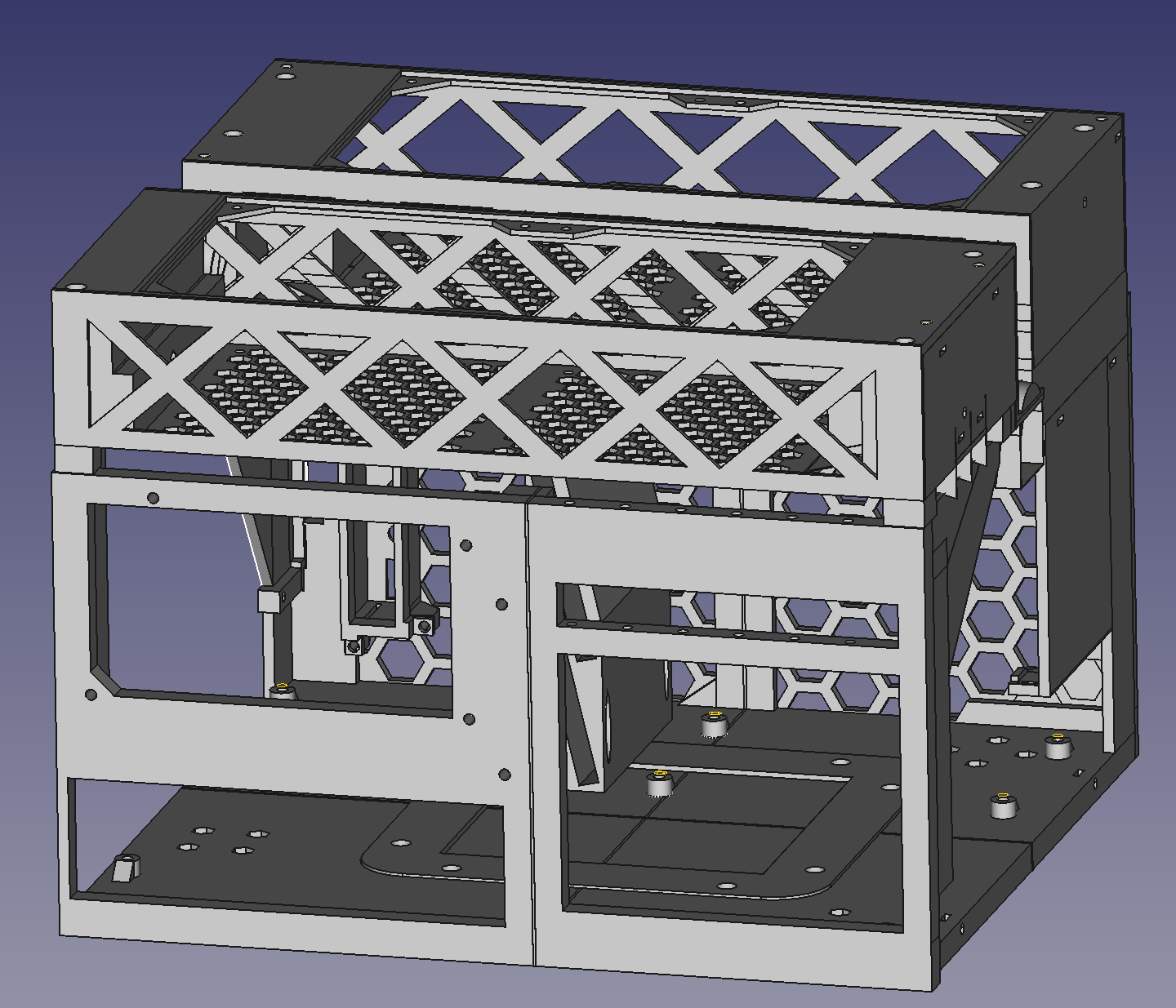 Minimum volume ATX case V0.36 by OBSComplete | Download free STL model ...