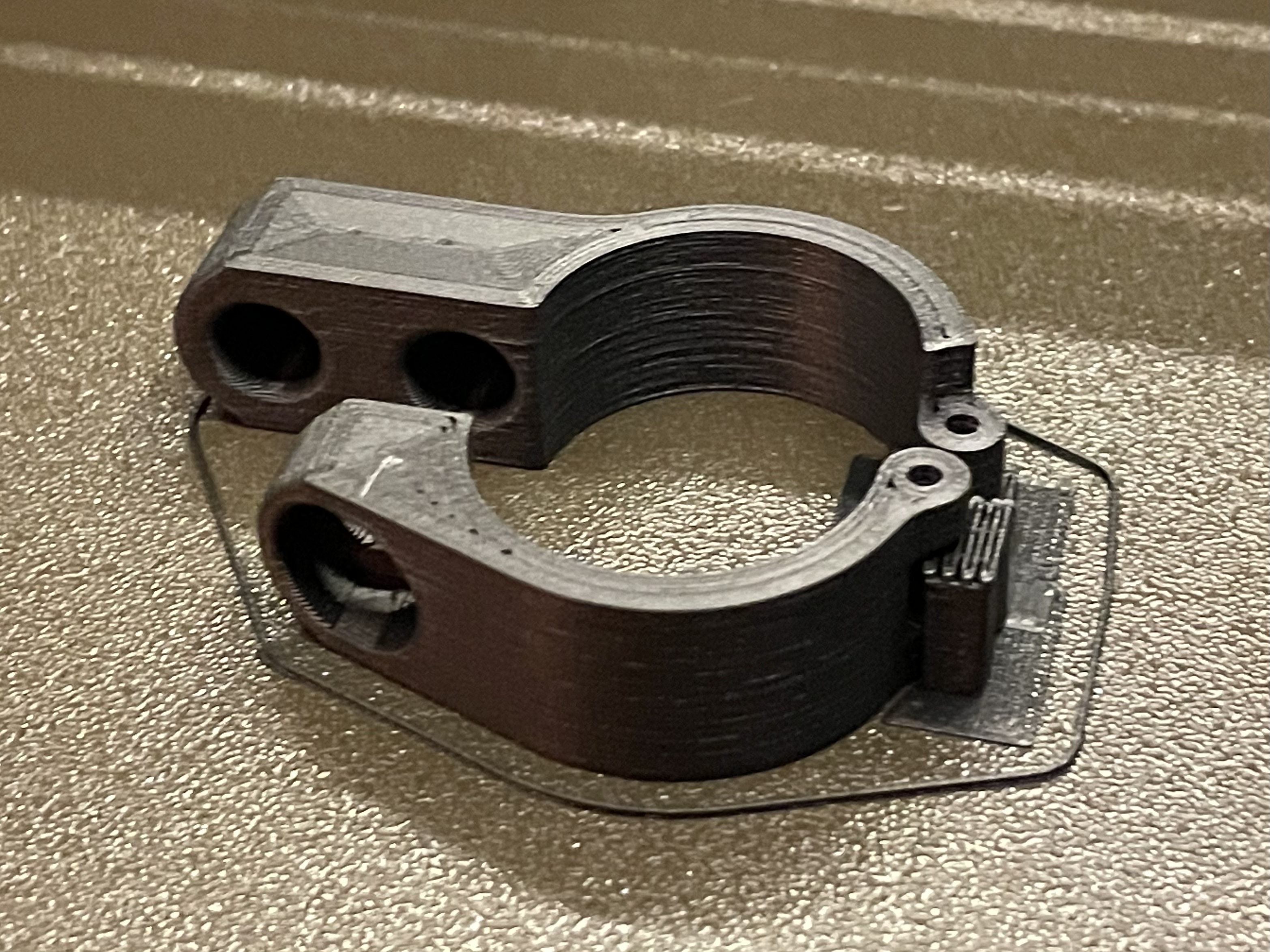 Universal handle bar clamp bracket for 22.2mm by Yosuke | Download free ...