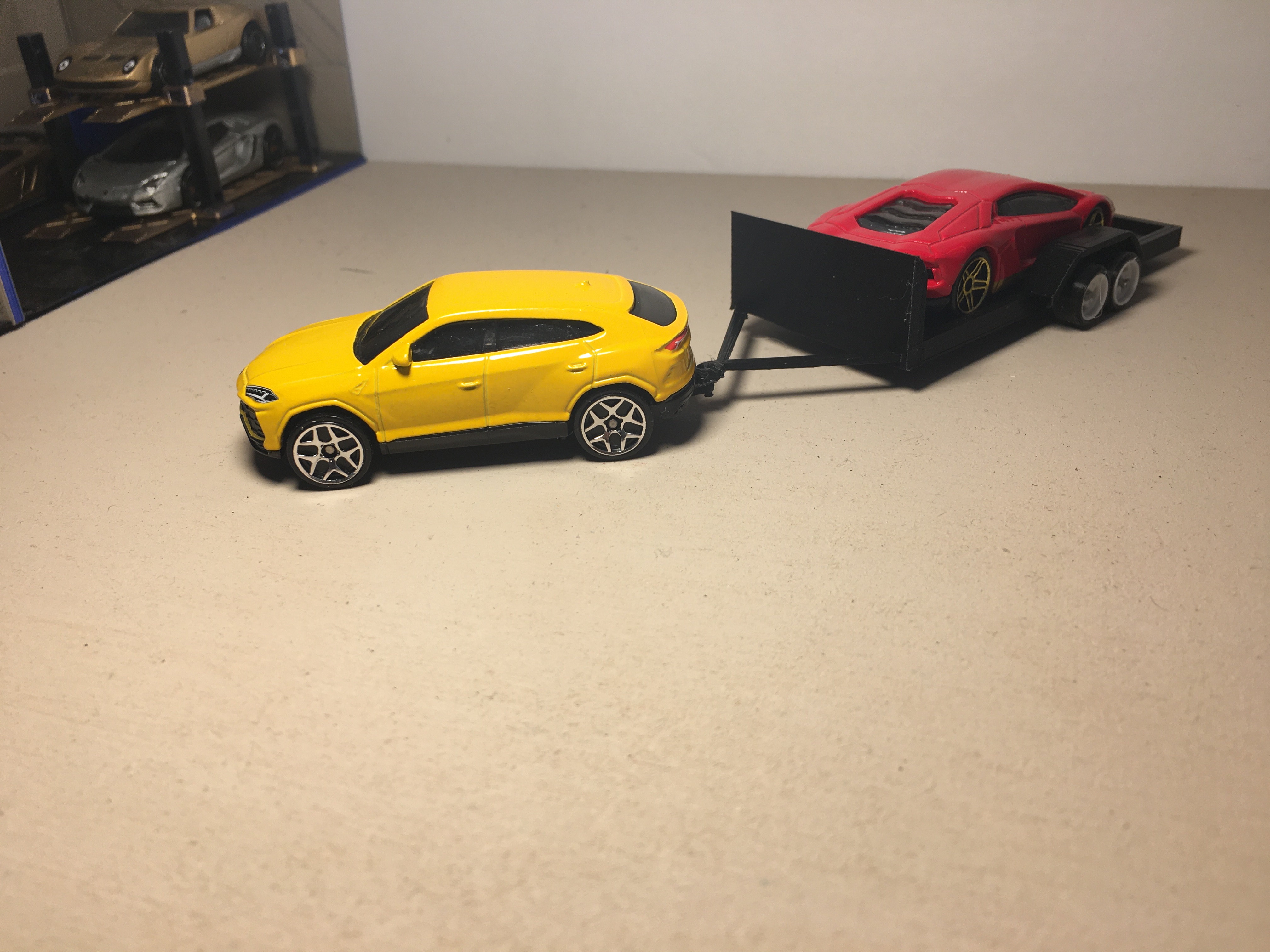 HOTWHEELS/MATCHBOX/GREENLIGHT 1/64 CAR AUTO TRANSPORT TRAILER by ...