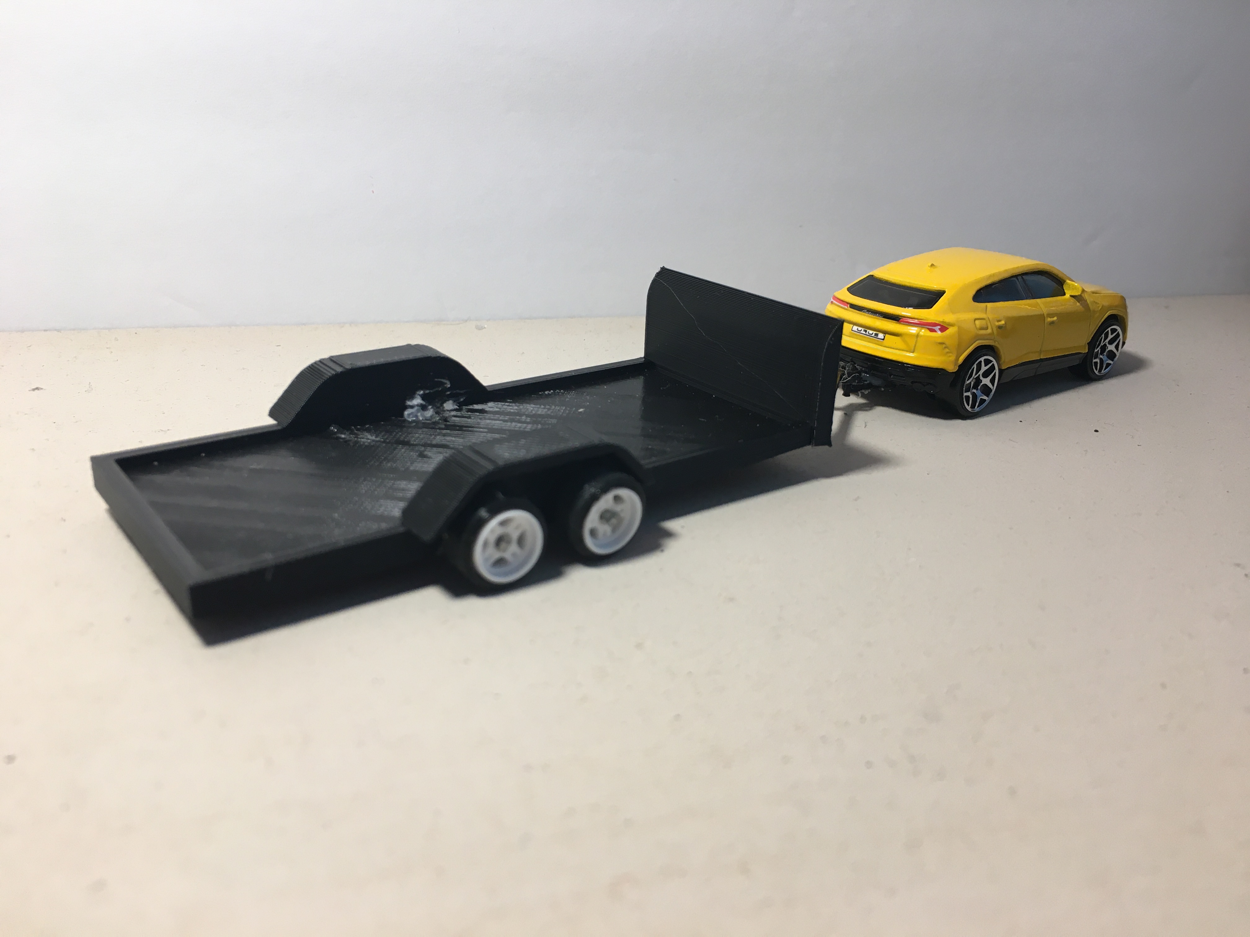 HOTWHEELS/MATCHBOX/GREENLIGHT 1/64 CAR AUTO TRANSPORT TRAILER por ...