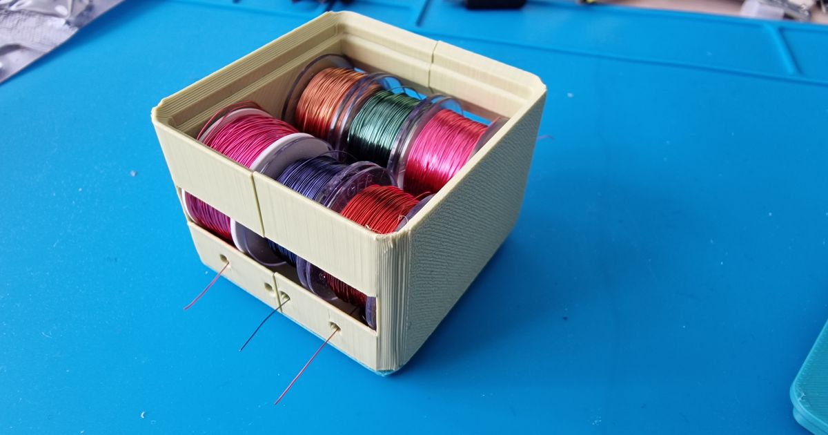 Gridfinity holder for enamelled copper wires by Martin | Download free ...