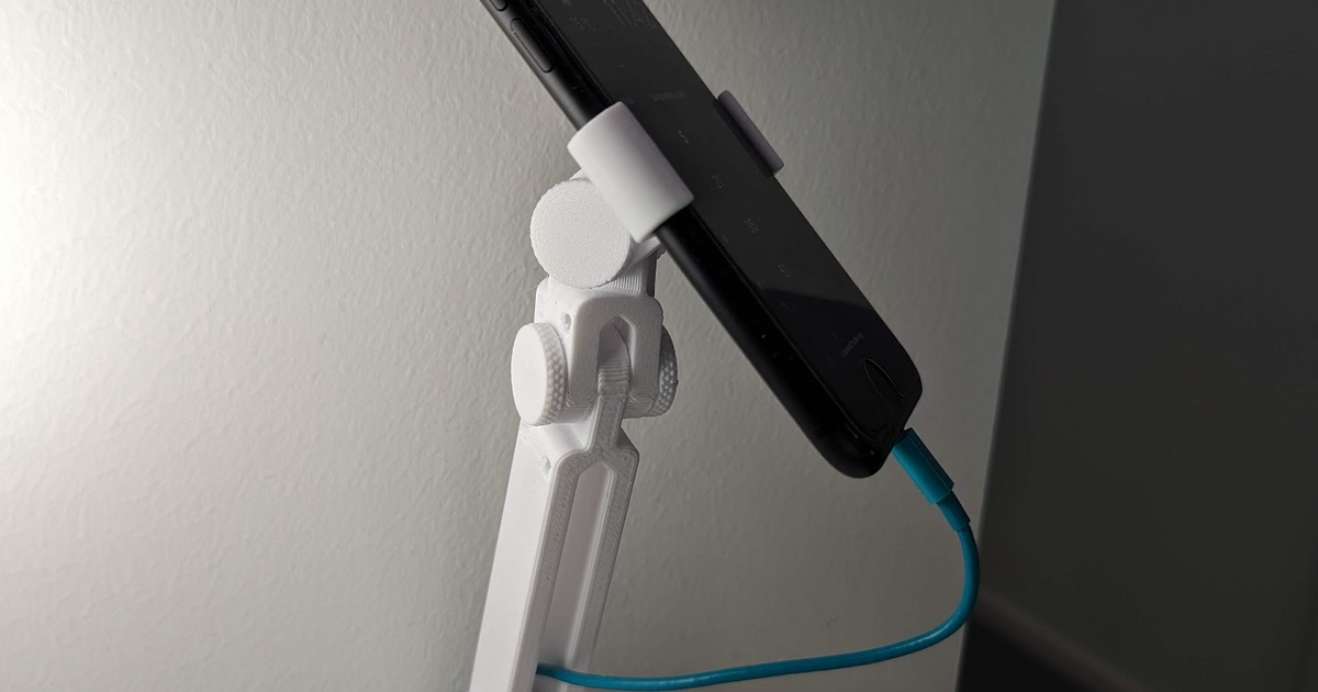 Articulating Raspberry Pi Camera Mount - iPhone 7 clamp by FruitieX ...