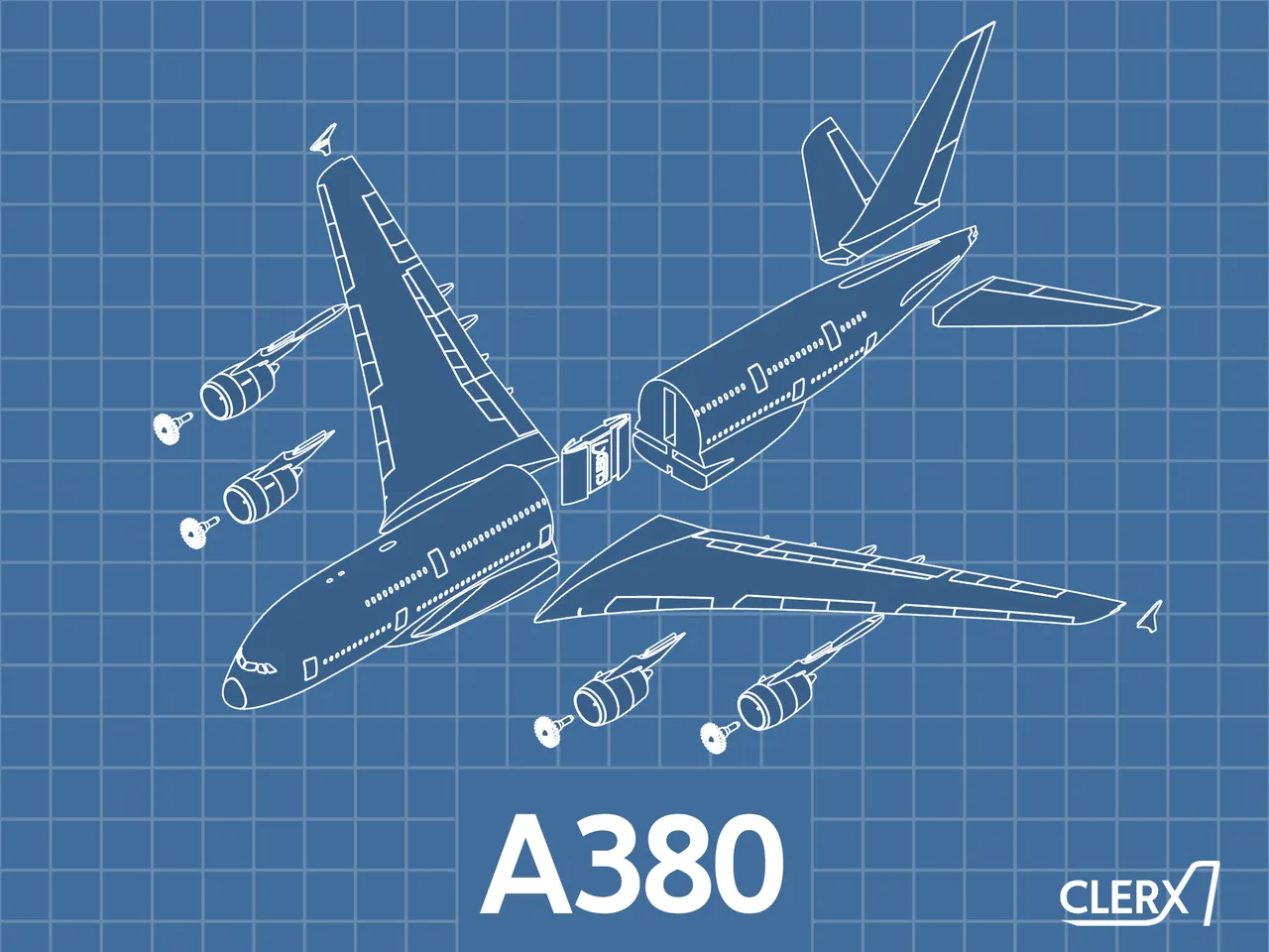 Airbus A380 - 1:200 by CLERX | Download free STL model | Printables.com