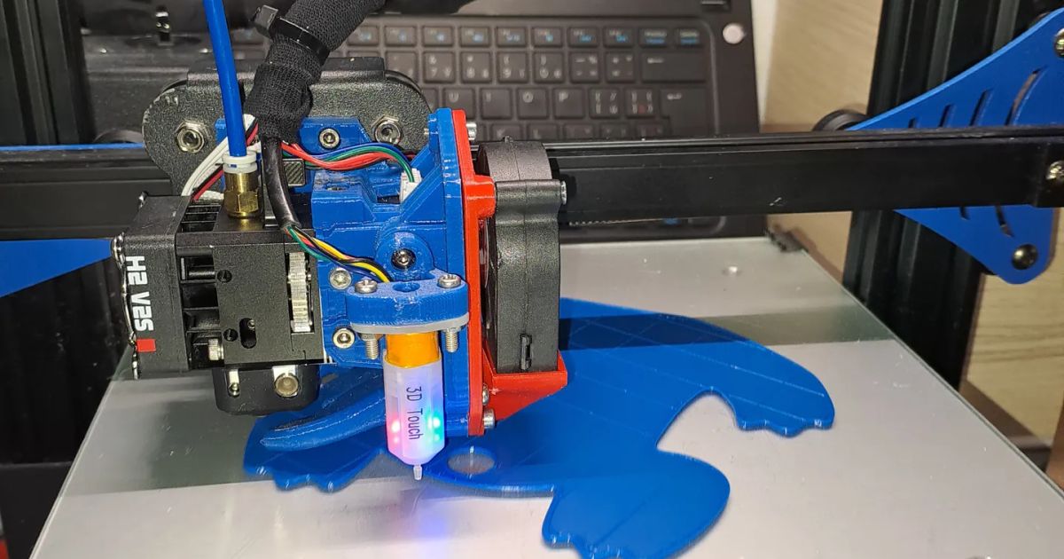 MAD - Modular Air Duct for BIQU H2 base with mount for twotrees bluer ...