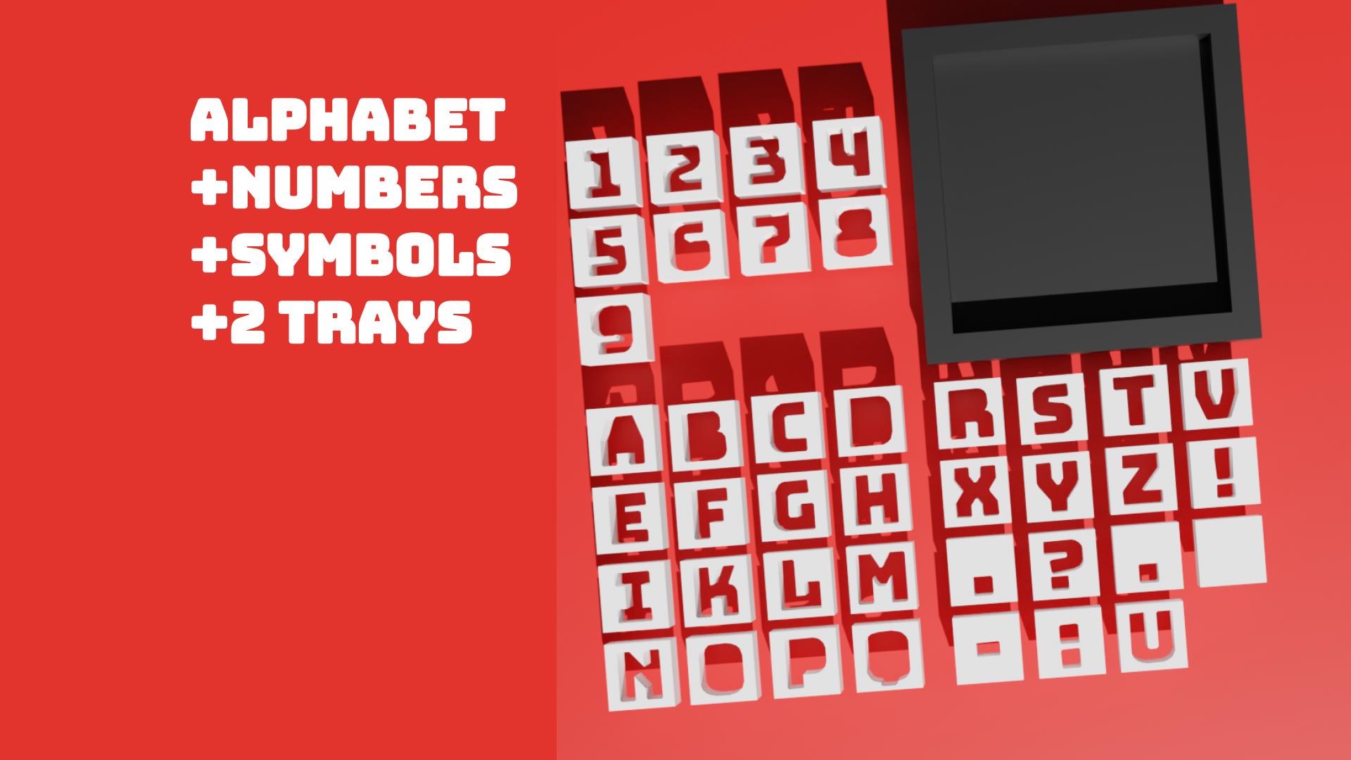 Modular Message Building Blocks by Adam Bajgar | Download free STL ...