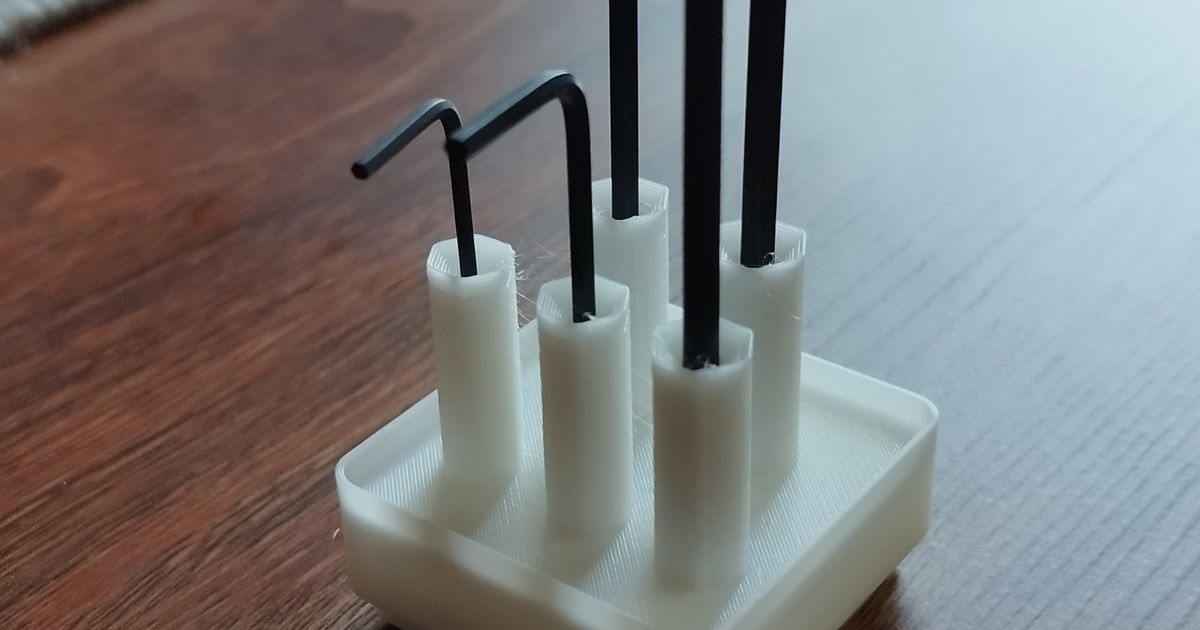 Gridfinity Prusa Mini Allen Key Holder by skew3D | Download free STL ...