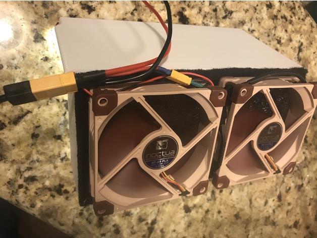 Portable Fume Extractor w/ 2x 92mm Fans by AustinSaintAubin | Download ...