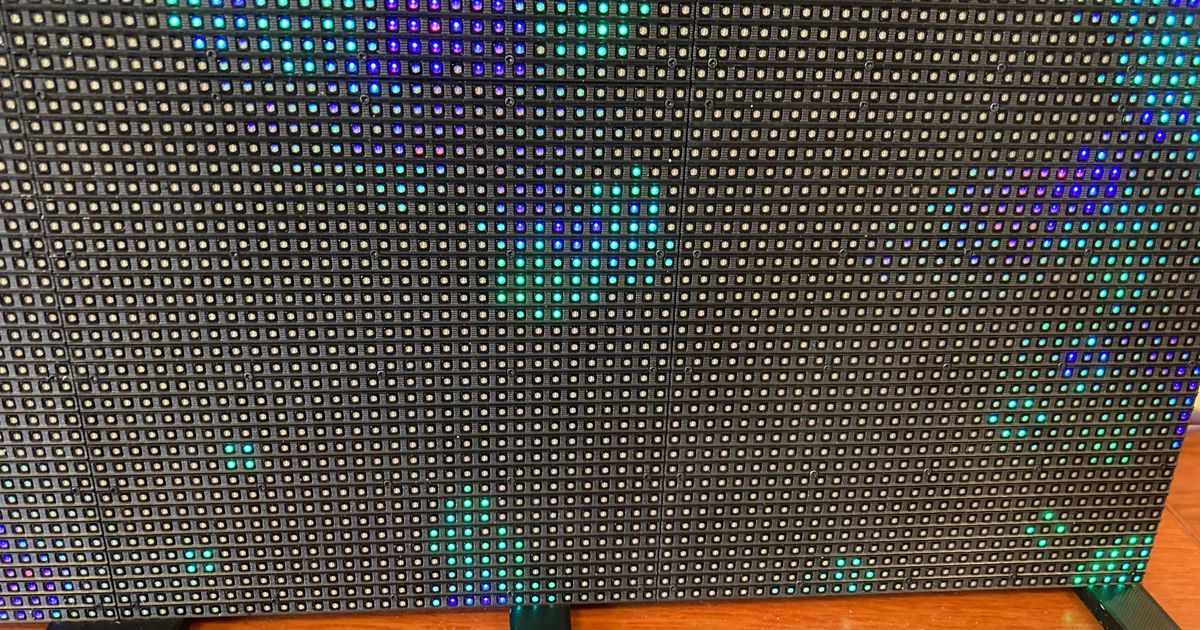 P4 RGB Matrix Connectors by jonnybergdahl | Download free STL model ...