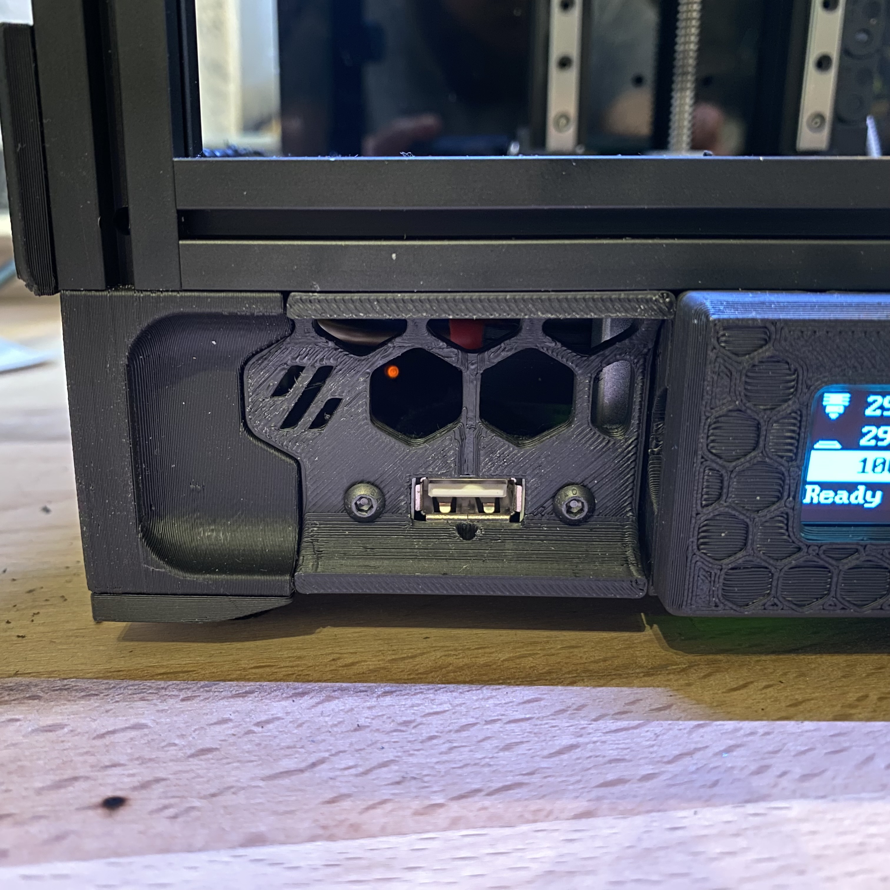 Voron 0.2 Front Skirt A with USB Port by nw | Download free STL model ...