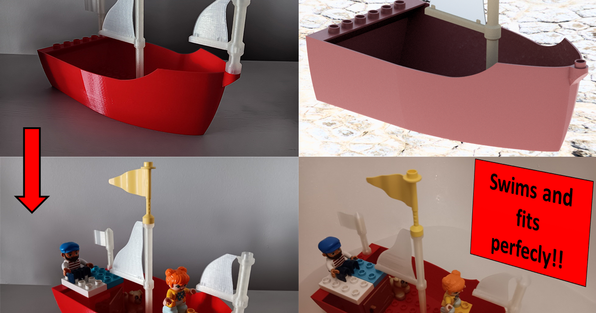 LEGO DUPLO - Boat by PBer | Download free STL model | Printables.com