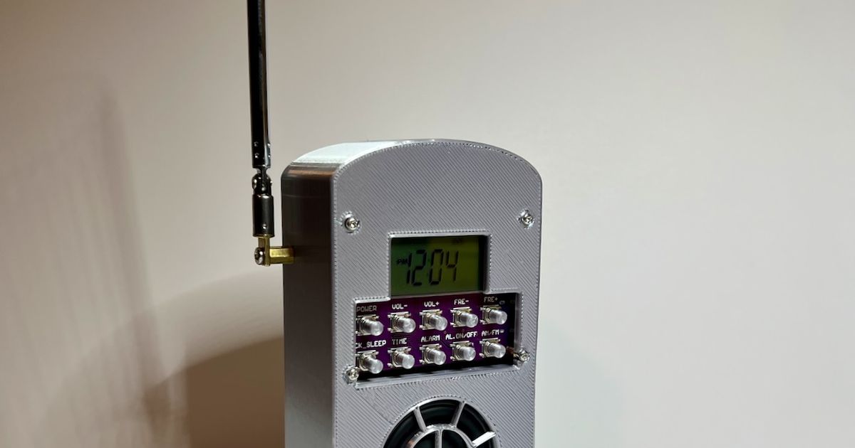 kit radio enclosure by Jake | Download free STL model | Printables.com