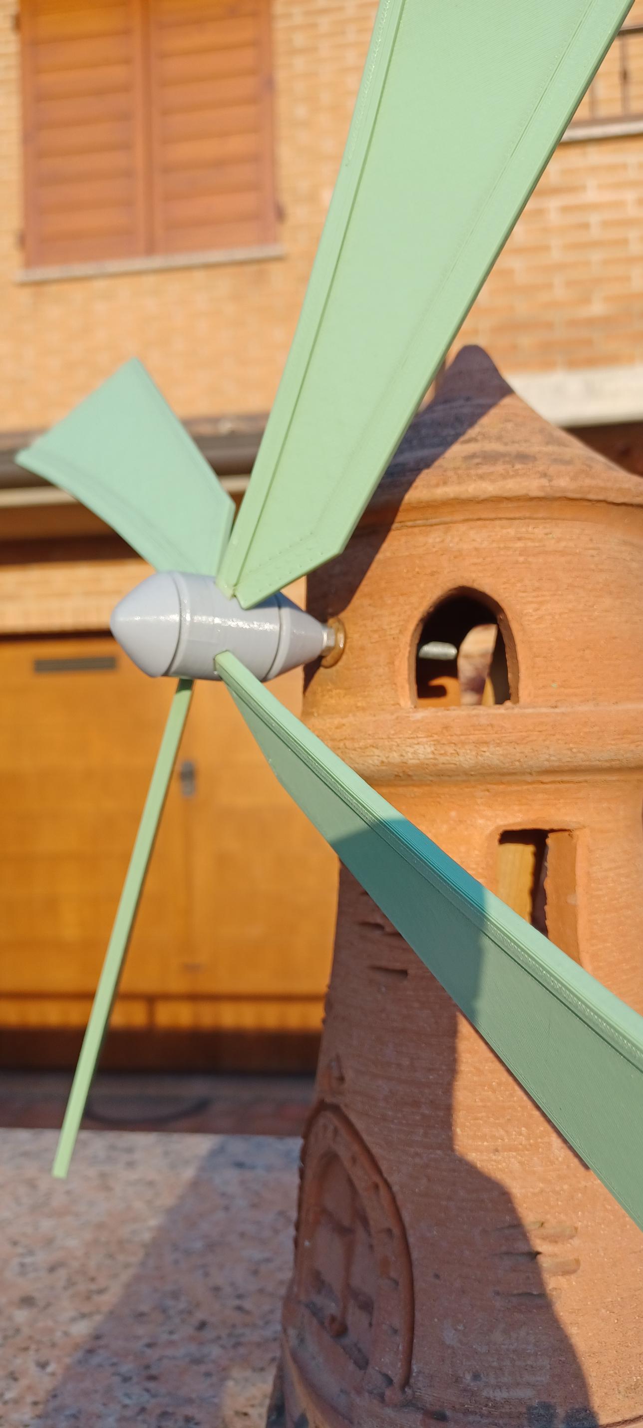 Garden Windmill - Hub v2 with Bearing by Chrise_2000 | Download free ...