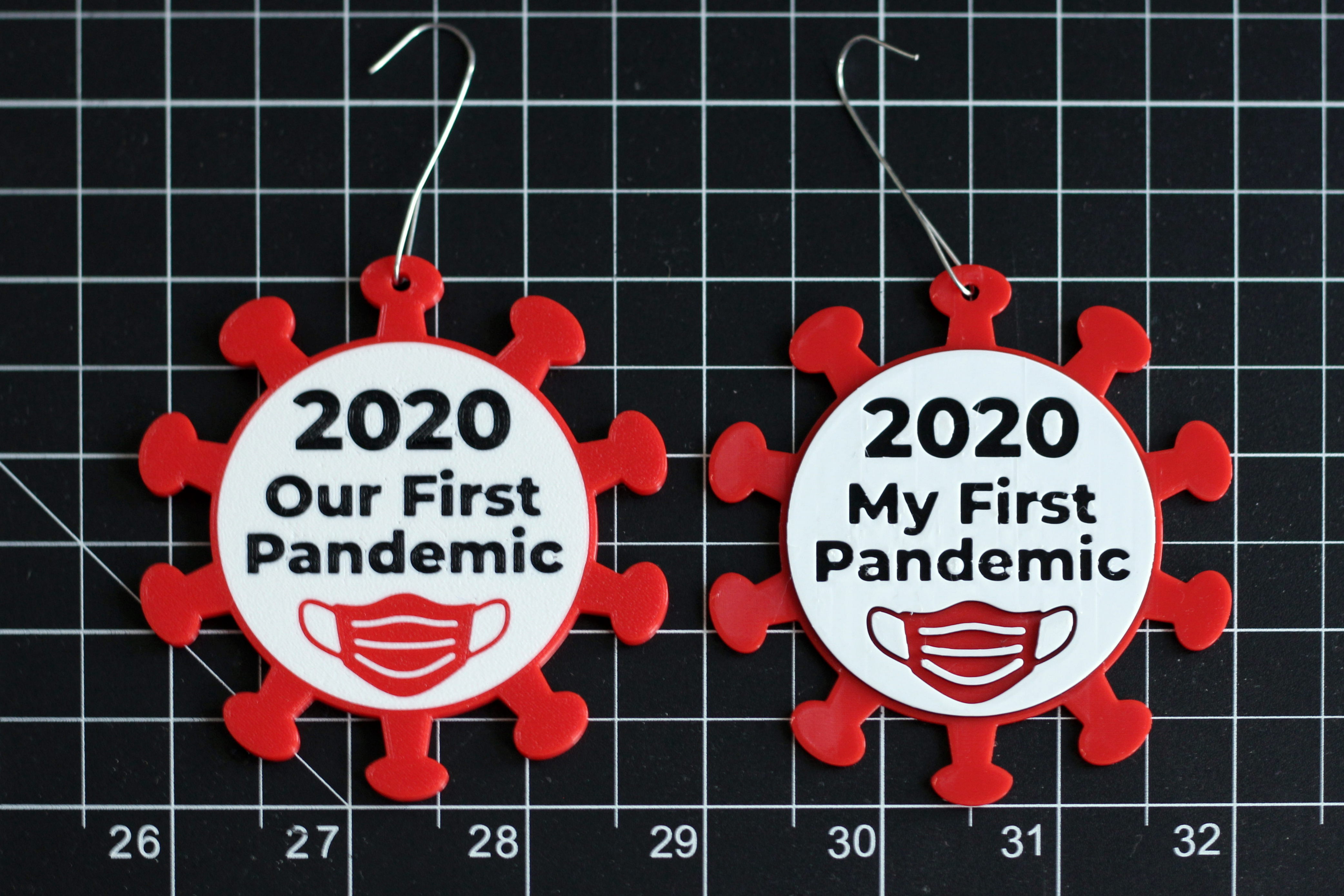 "My First Pandemic" 2020 Ornament by Julia Ebert | Download free STL ...