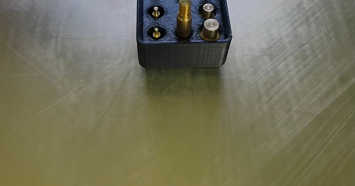 Gridfinity Block for Ruthex Heat-Set Insert Tips by RIP_Plo-Koon | Download free STL model ...