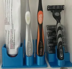 Toothbrush and Toothpaste Tray by Team JEM | Download free STL model ...