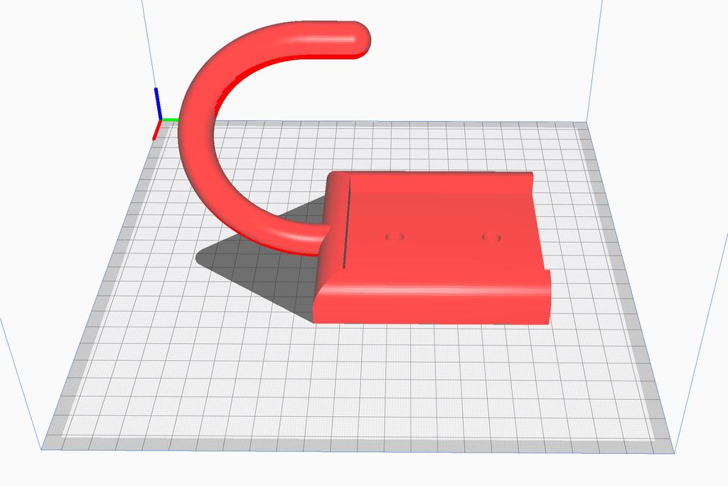 Large Clothes/Coat Hook with hidden screws by rashead | Download free ...