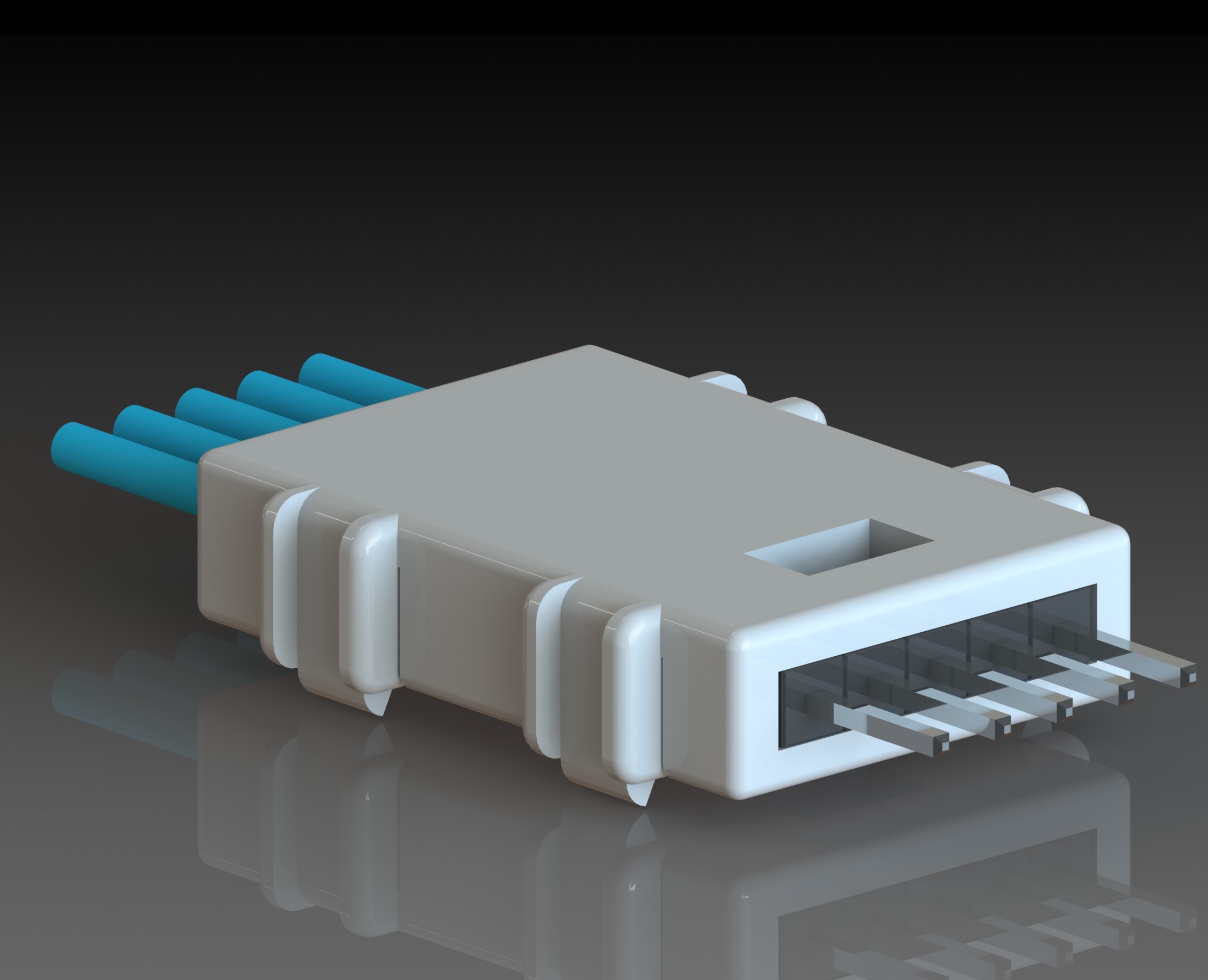 Connector housing Dupont 5Pin by NERDCORNER | Download free STL model ...