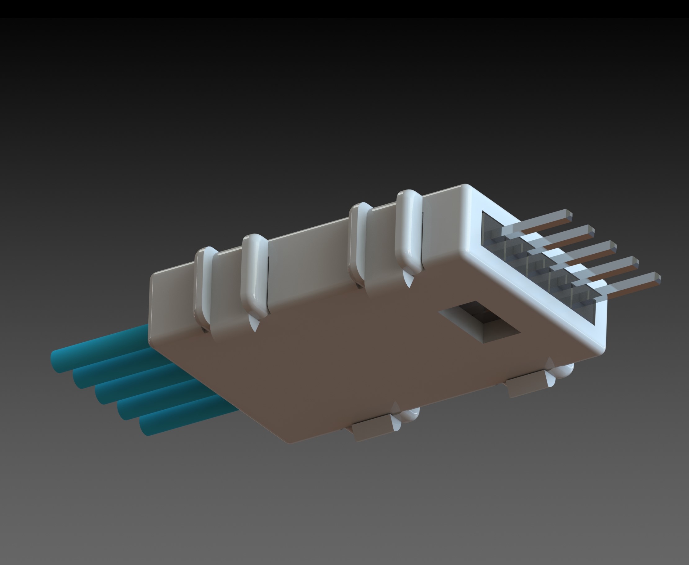 Connector housing Dupont 5Pin by NERDCORNER | Download free STL model ...