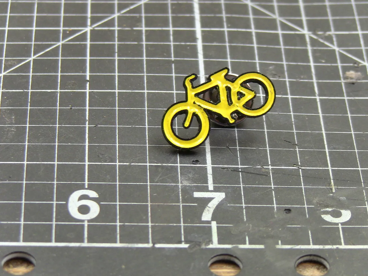 Bike Enamel pin by Nick Tailor | Download free STL model | Printables.com