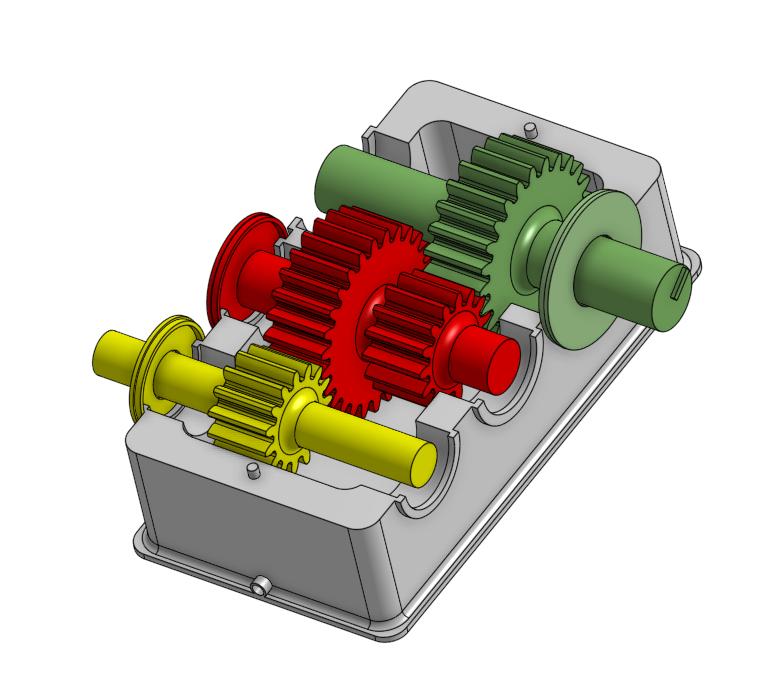 Gearbox - Model of an industrial gearbox by kerzenmeister | Download ...