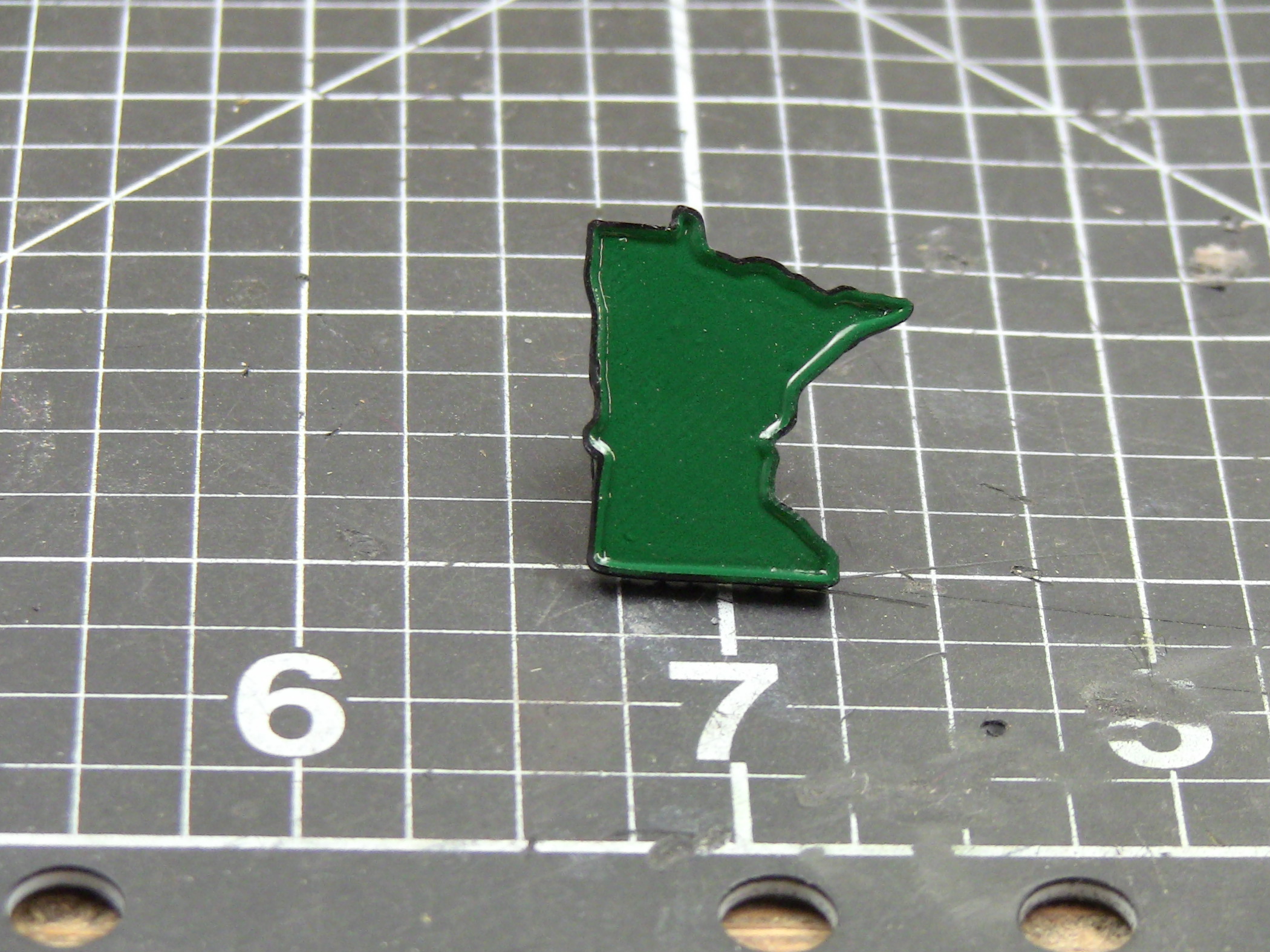 Minnesota Enamel pin by Nick Tailor | Download free STL model ...