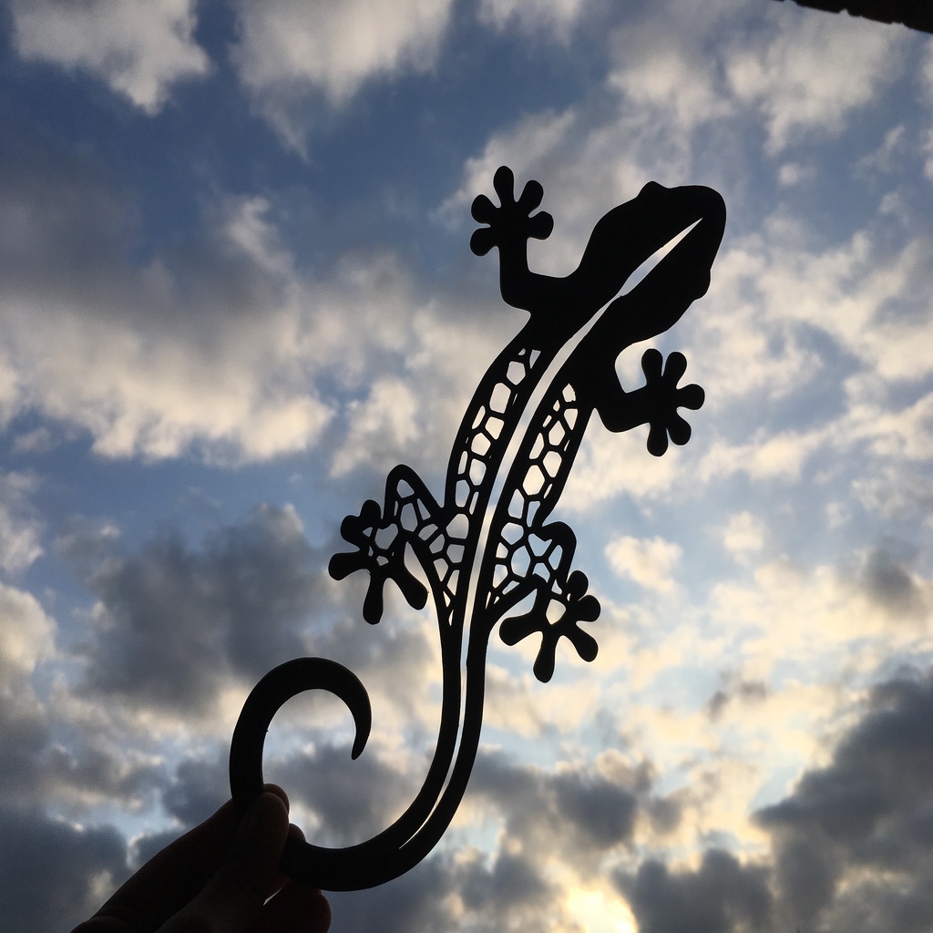 2D salamander by The Maker Chemists | Download free STL model | Printables.com