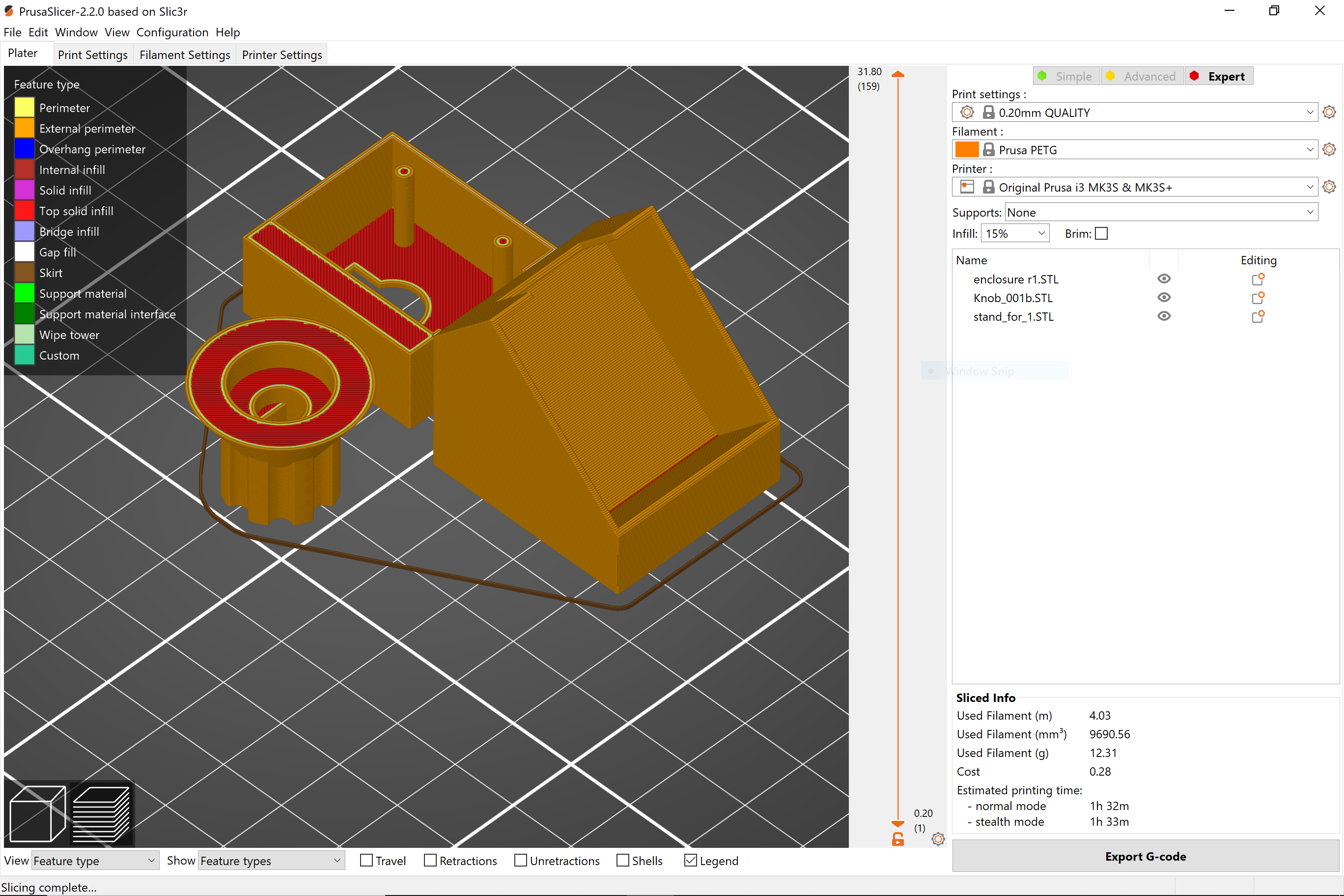 Housing for a Quadrature Rotary Encoder by CJMJ | Download free STL ...