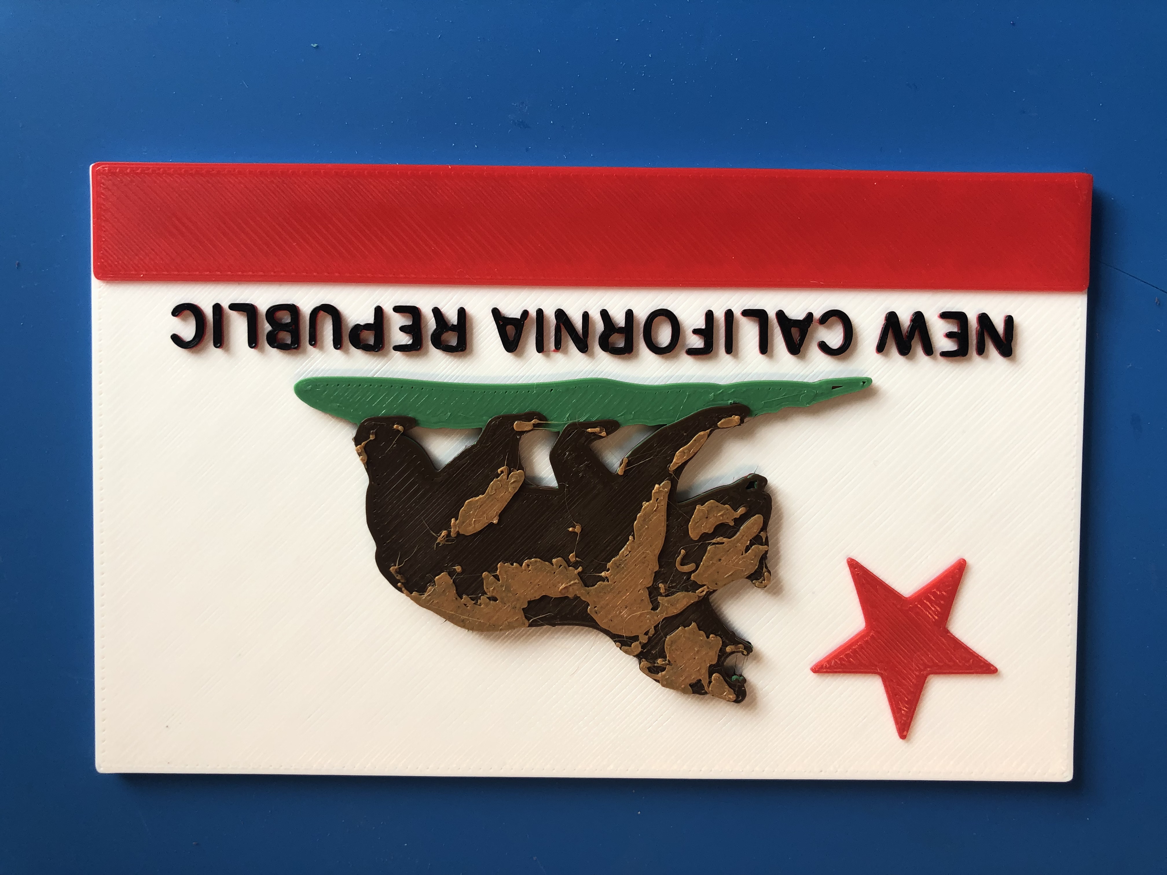 Fallout NCR Flag by Scott Lux | Download free STL model | Printables.com