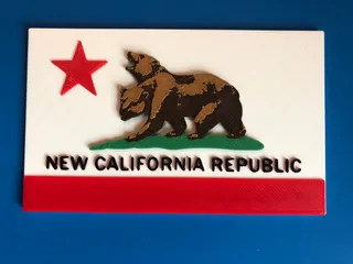 Fallout NCR Flag by Scott Lux | Download free STL model | Printables.com