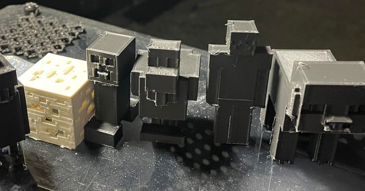 Minecraft Models by The Unknown Musician | Download free STL model ...