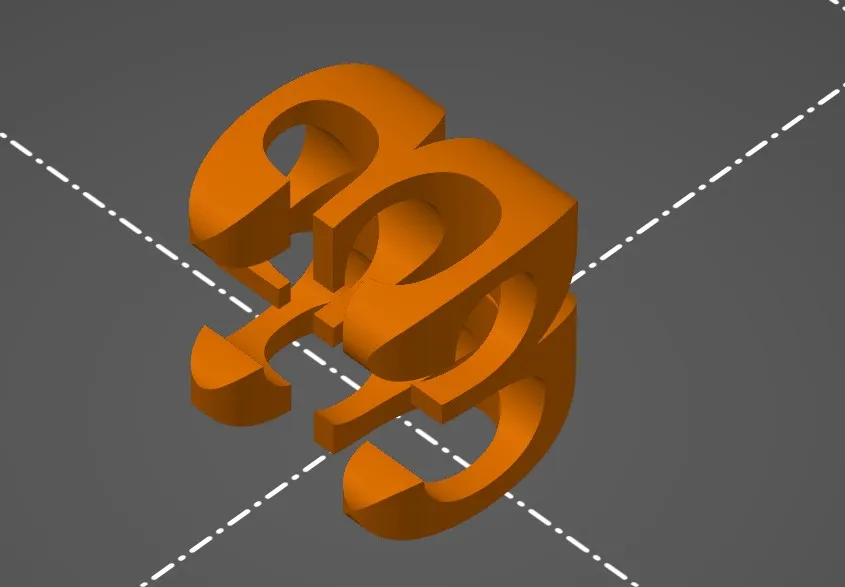 3d Ambigram by Phoenix 3D | Download free STL model | Printables.com