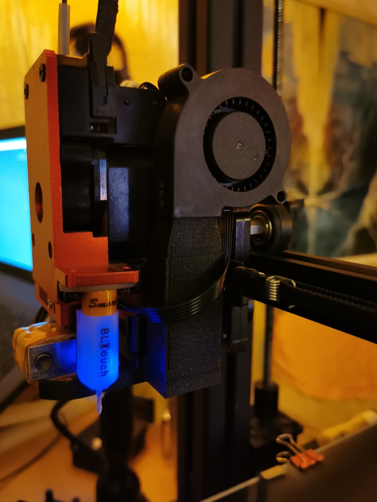 Wanhao D9 MKII MK2 Fan Duct with a flange for 50x50x15 Radialfan by LoboThirteen | Download free ...