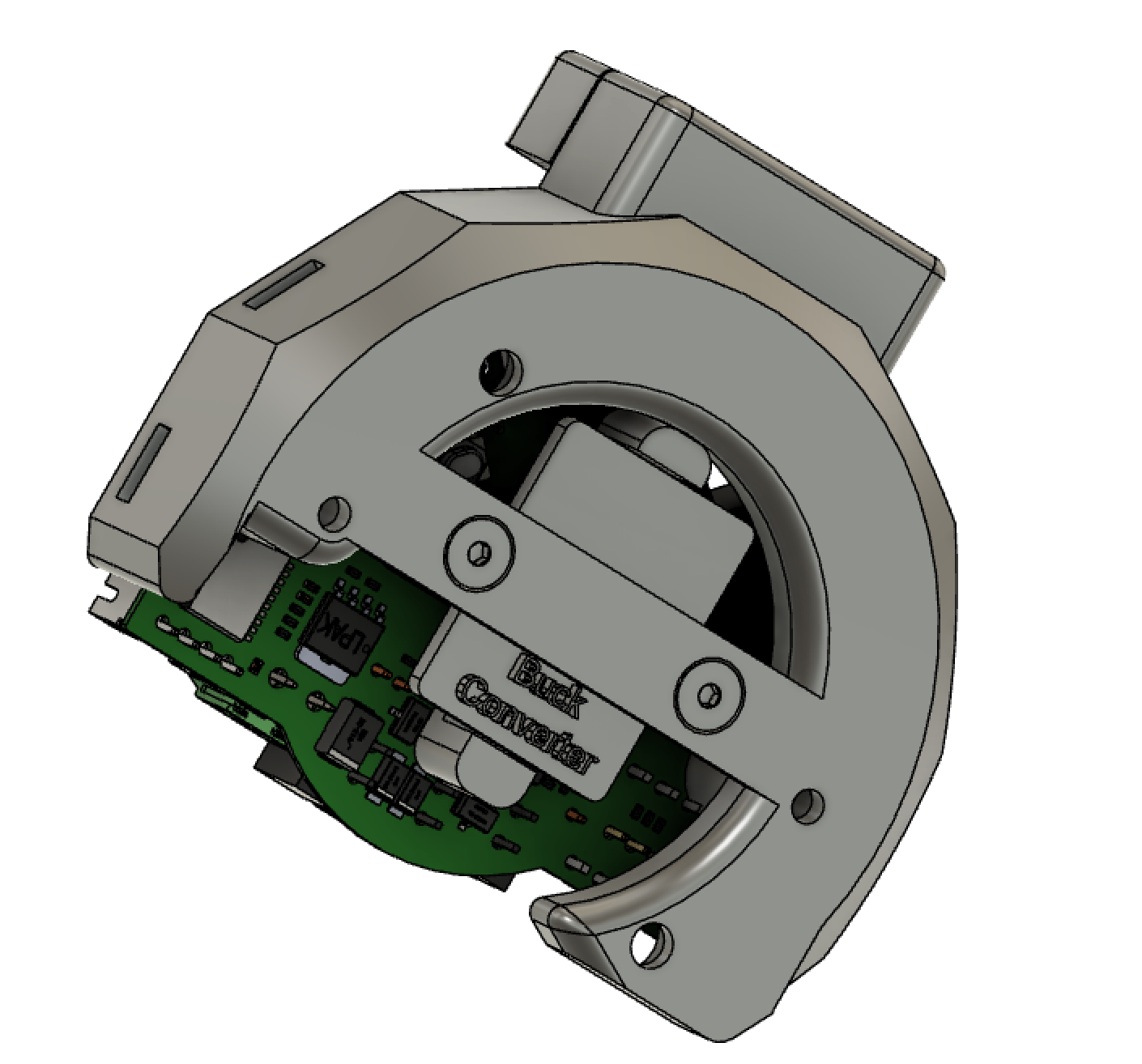 EBB36 CAN Bus Board Stepper Motor Mounting Bracket - With Mini Buck ...