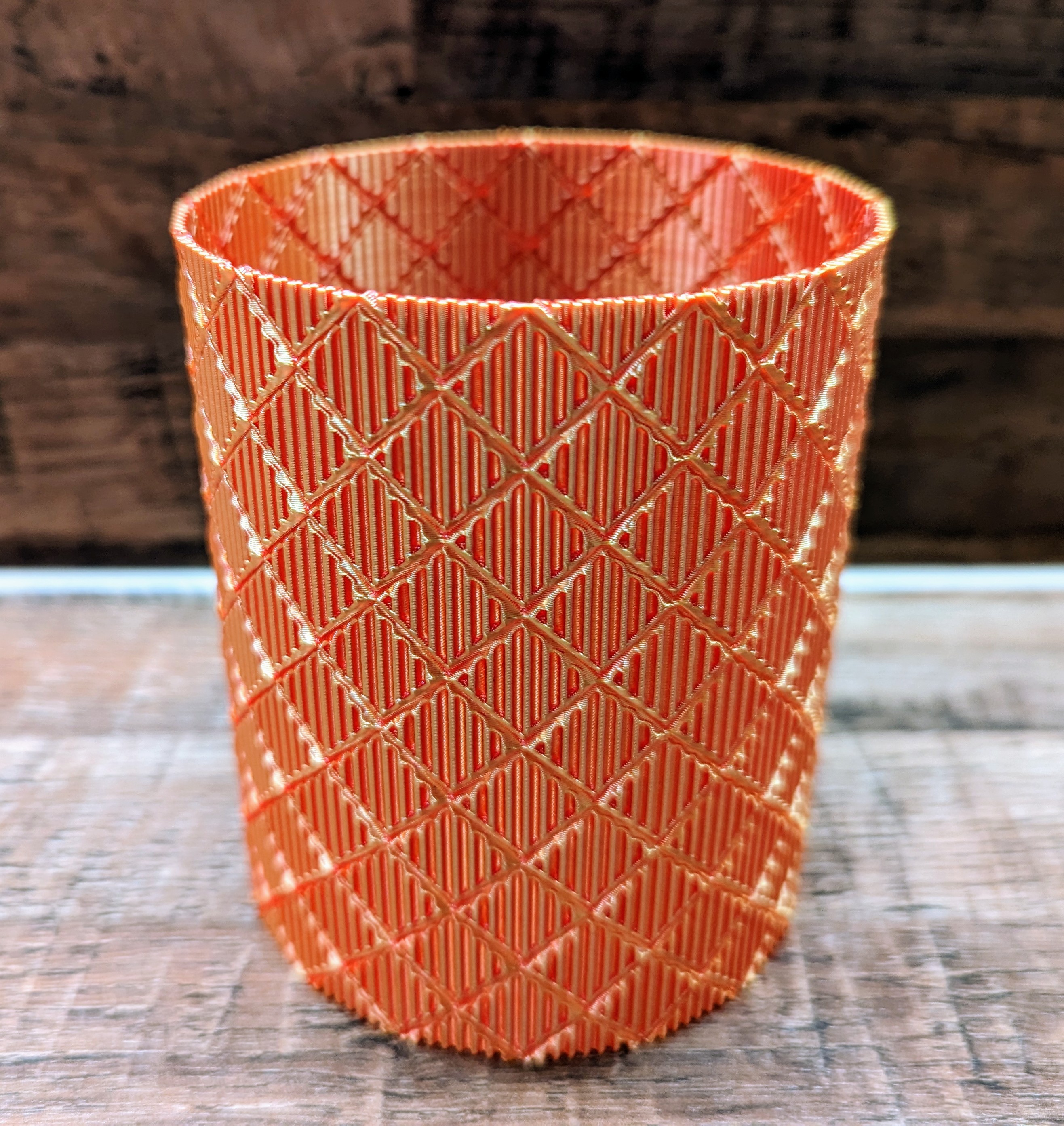Vase #11 "Grid" - Vase Mode by Vazzed | Download free STL model ...