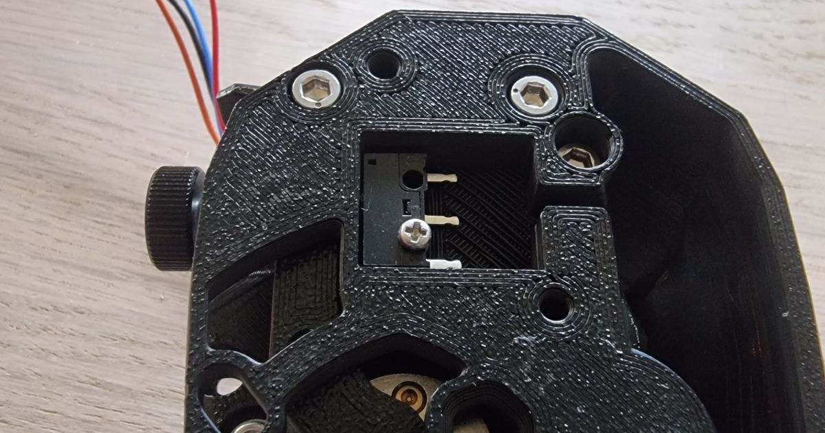 Large Gear Clockwork2 ERCF Filament Sensor + ECAS Bowden Fitting by ...