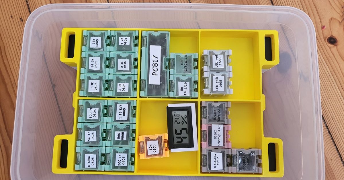 SMD Storage Box by Andreas Jäde | Download free STL model | Printables.com