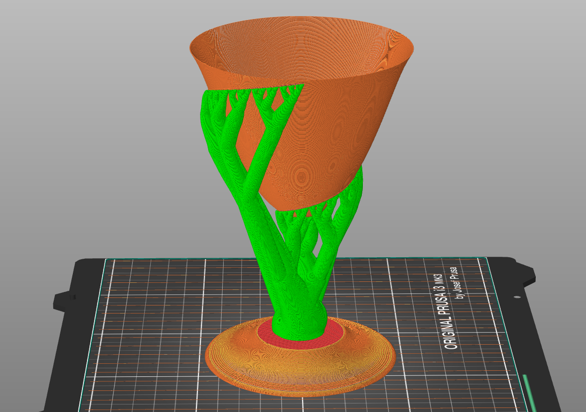 Branched Goblet by Wusaweki | Download free STL model | Printables.com