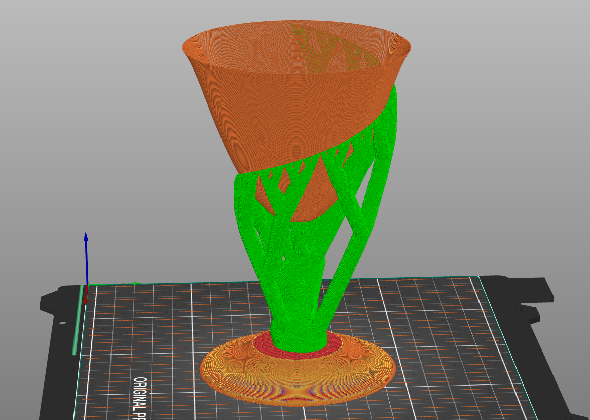 Branched Goblet by Wusaweki | Download free STL model | Printables.com