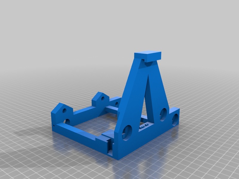 Multifunction Filament Spool Holder for German RepRap NEO (colorizing ...