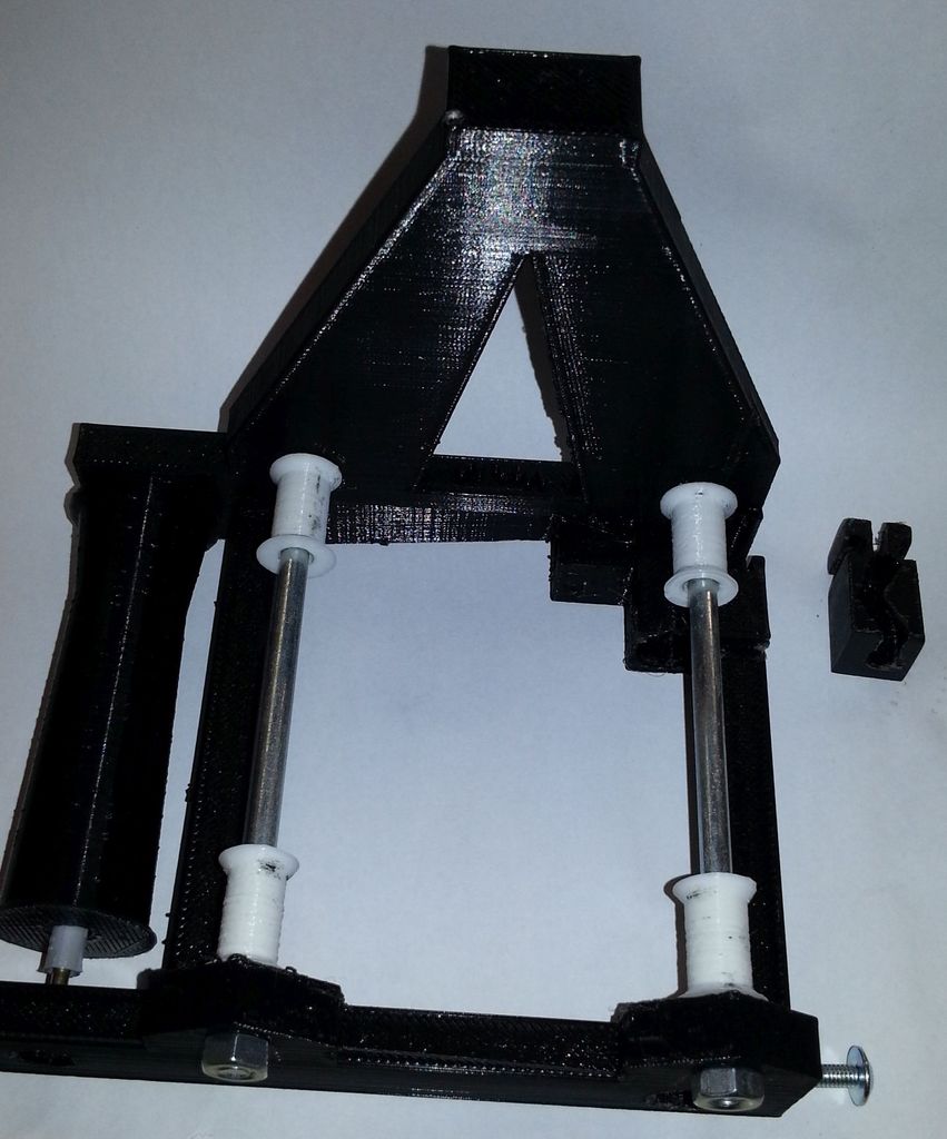 Multifunction Filament Spool Holder for German RepRap NEO (colorizing ...